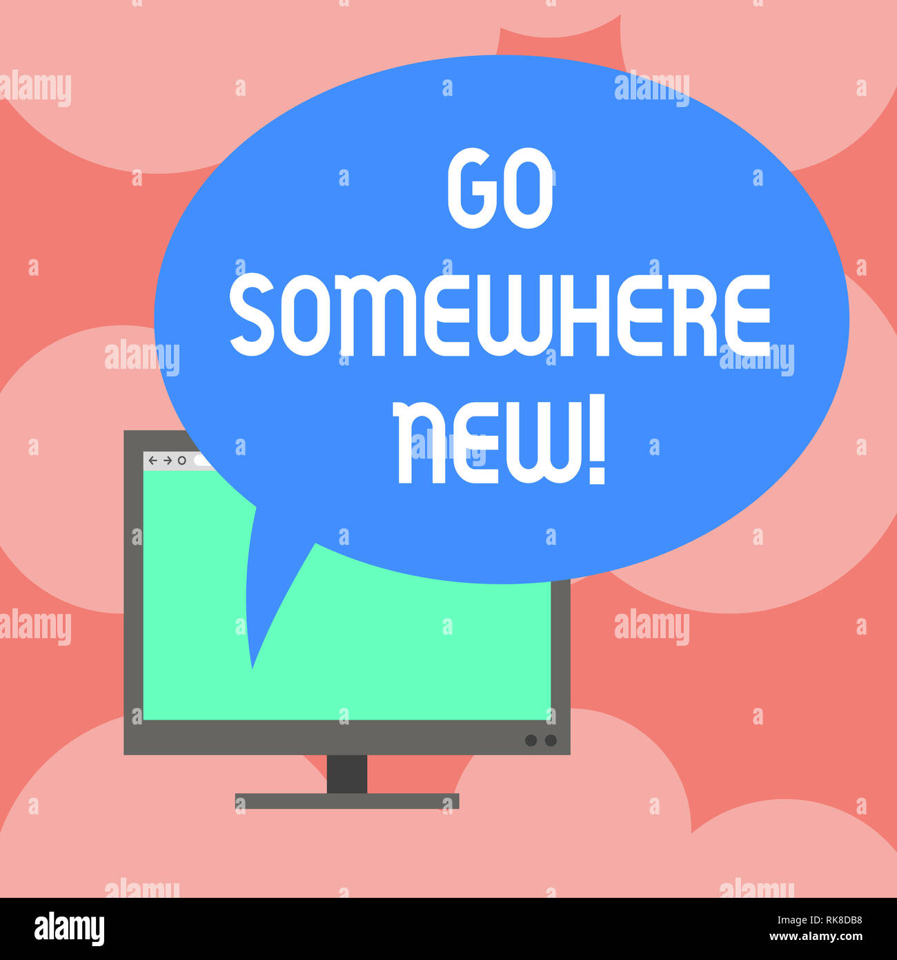 Writing note showing Go Somewhere New. Business photo showcasing ...
