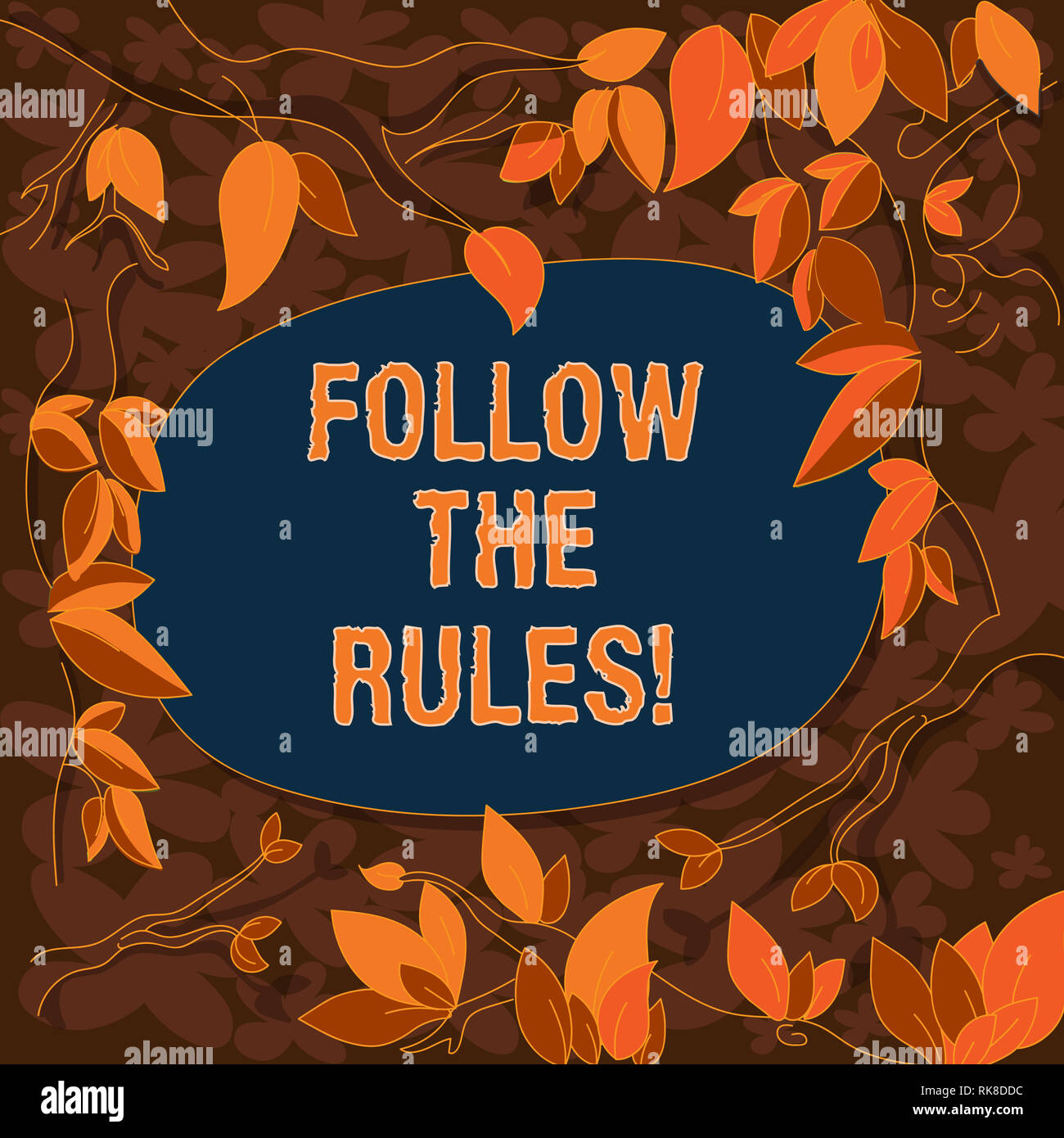 Conceptual hand writing showing Follow The Rules. Business photo ...