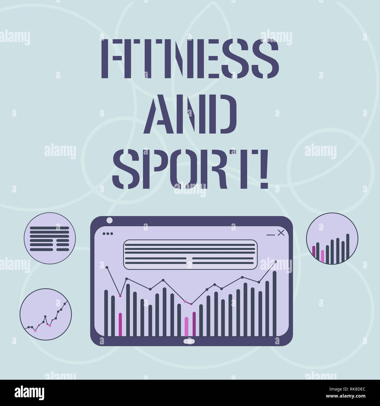 Word writing text Fitness And Sport. Business concept for condition of ...