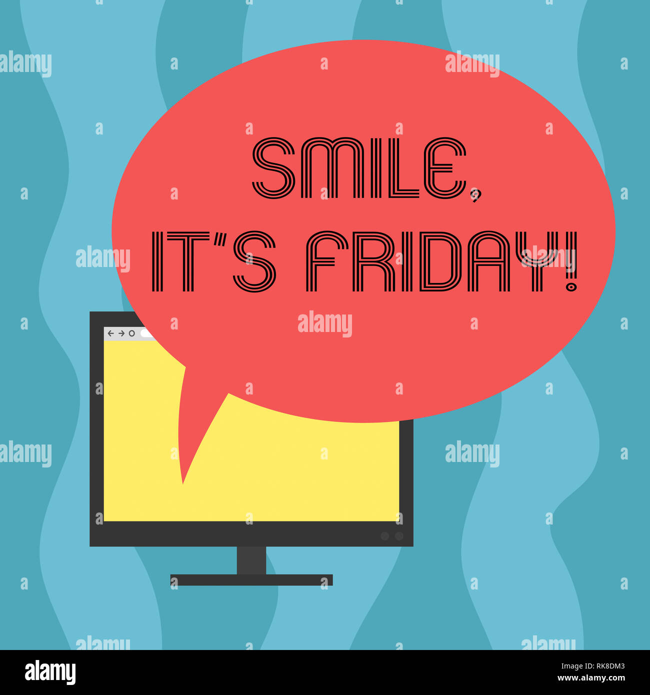 Conceptual hand writing showing Smile It S Is Friday. Business photo ...