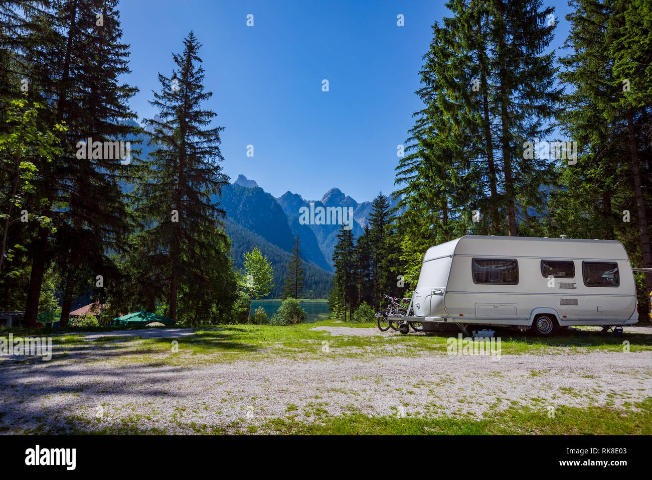 Caravaning in the alps hi-res stock photography and images - Alamy