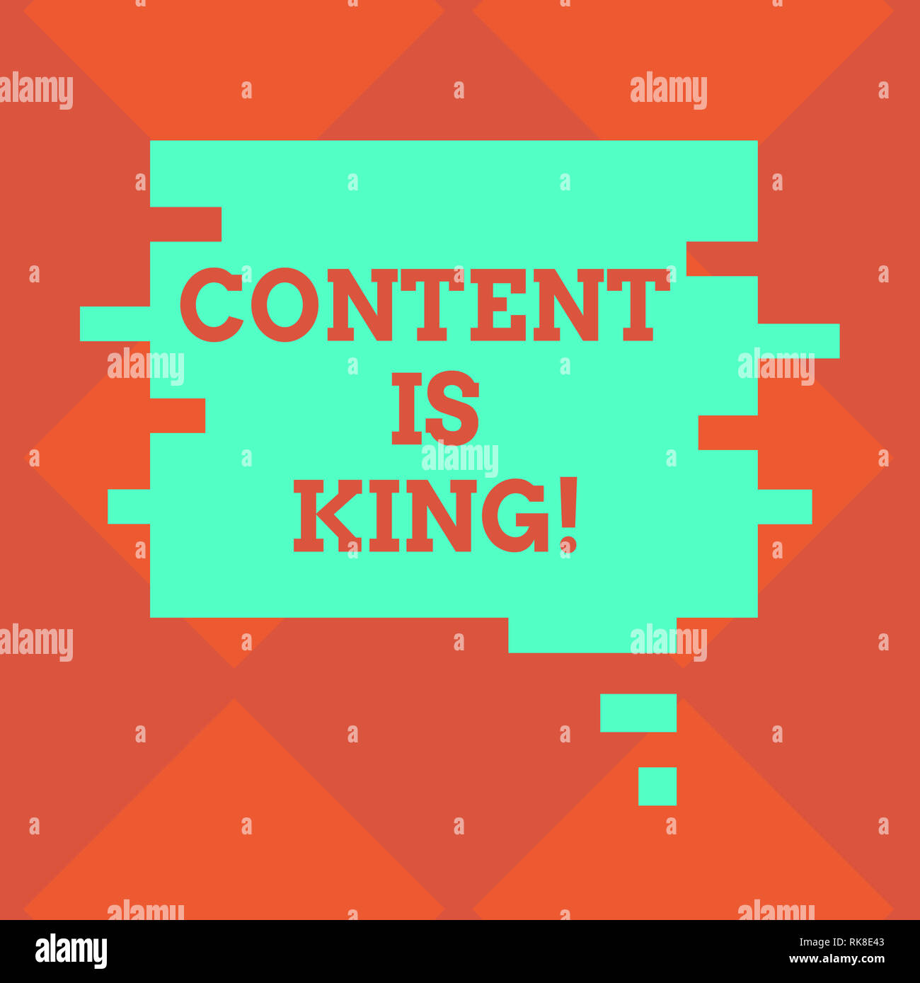 Handwriting text writing Content Is King. Concept meaning Content is ...