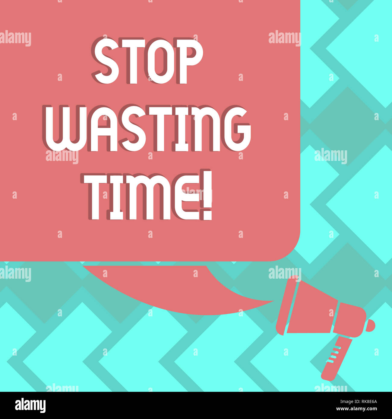 Text sign showing Stop Wasting Time. Conceptual photo doing something ...