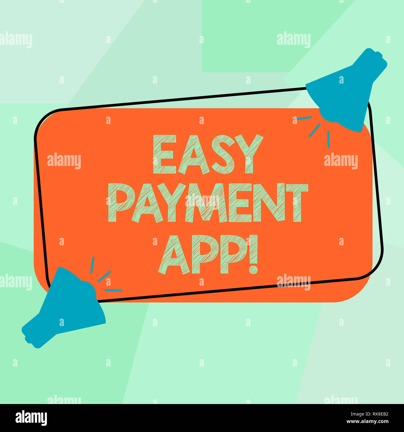 Conceptual hand writing showing Easy Payment App. Business photo text ...