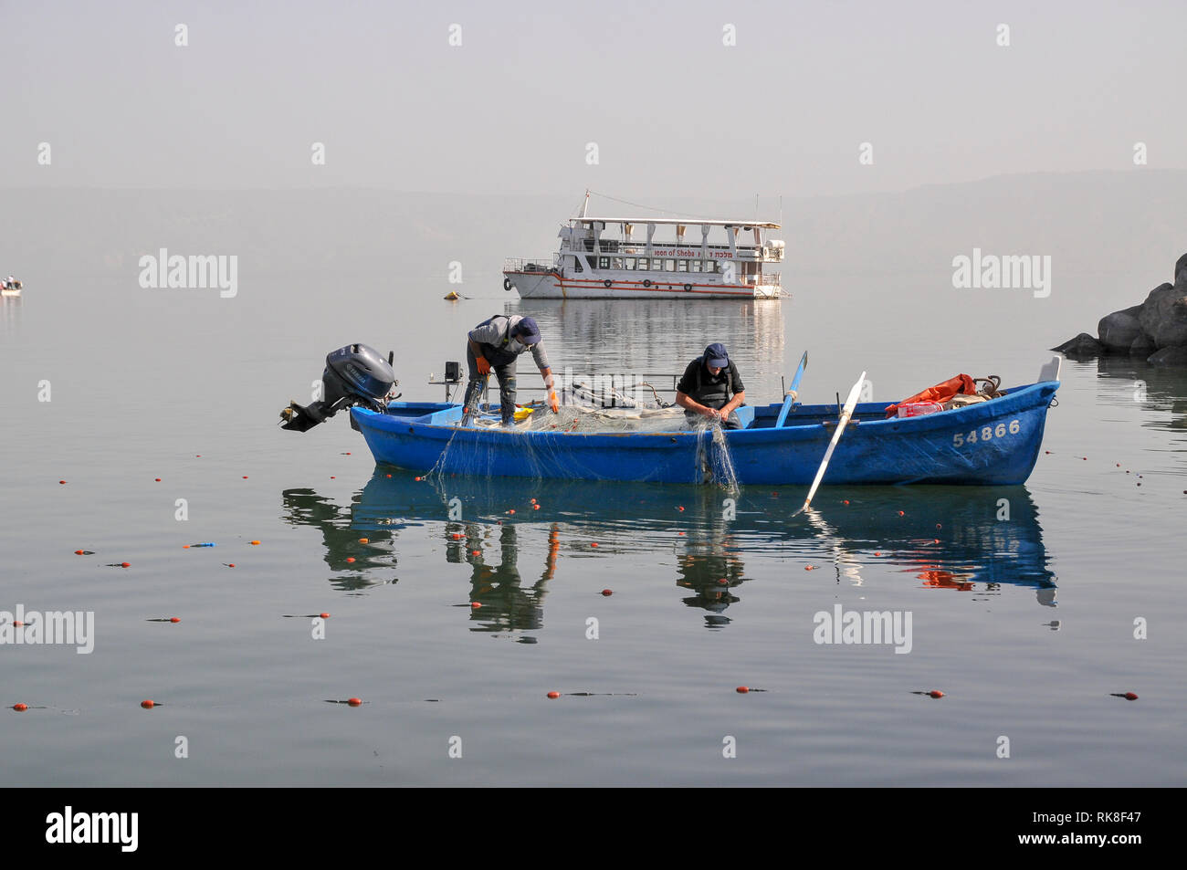 Fisherman Sea Of Galilee Stock Photos & Fisherman Sea Of Galilee Stock ...