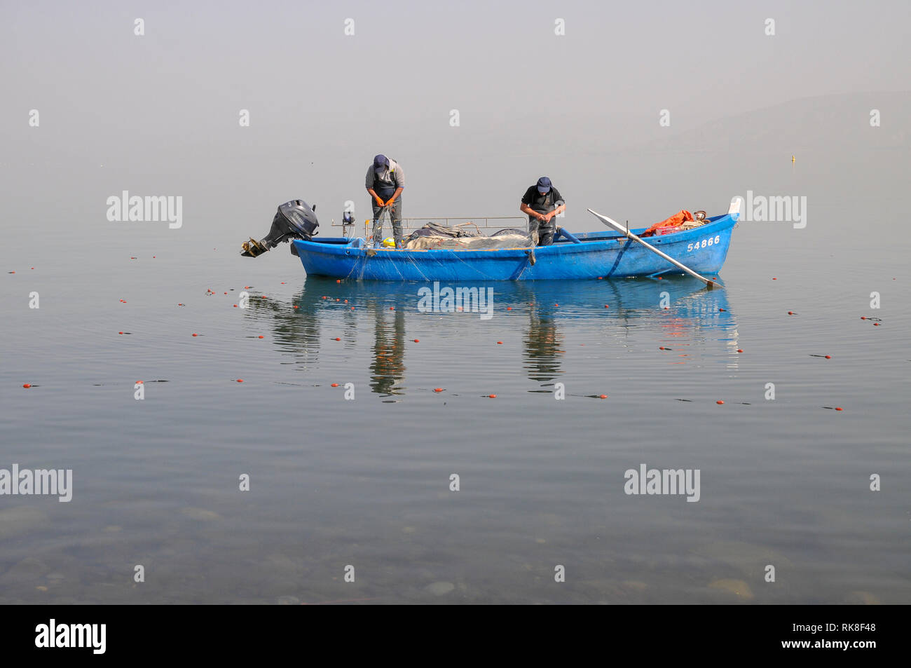 Fisherman sea of galilee hi-res stock photography and images - Alamy