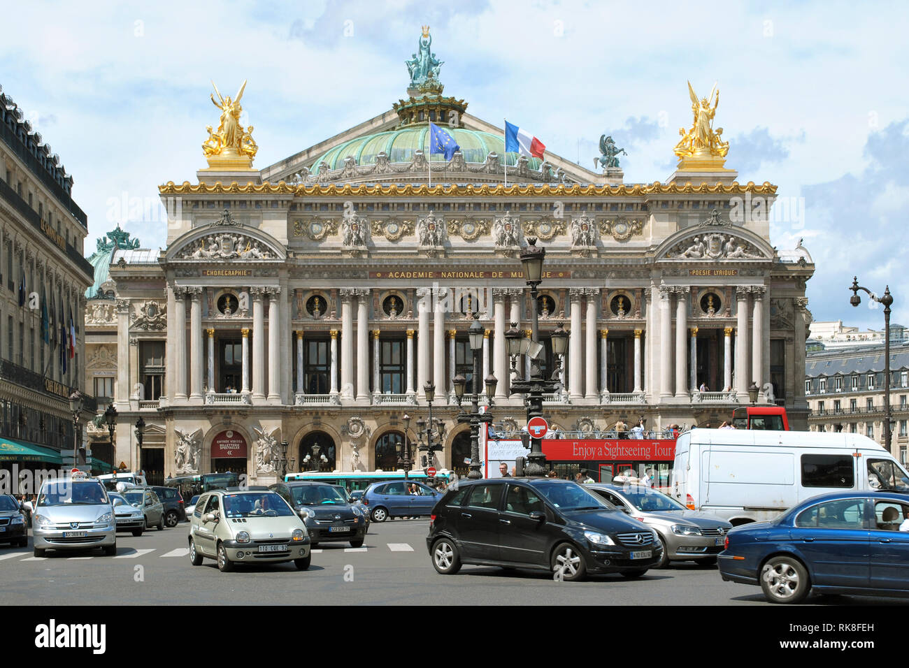 Opera garnier rooftop hi-res stock photography and images - Alamy