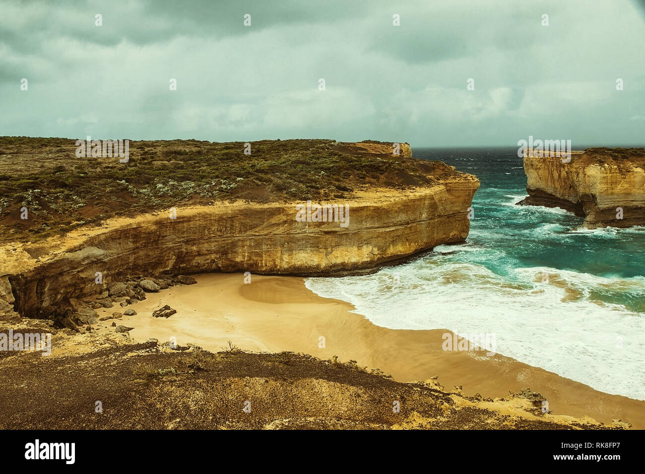 the twelve apostles-landscape II , australia Stock Photo - Alamy