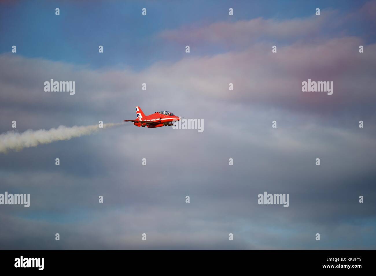 A Hawk T1A of the Red Arrows Stock Photo - Alamy