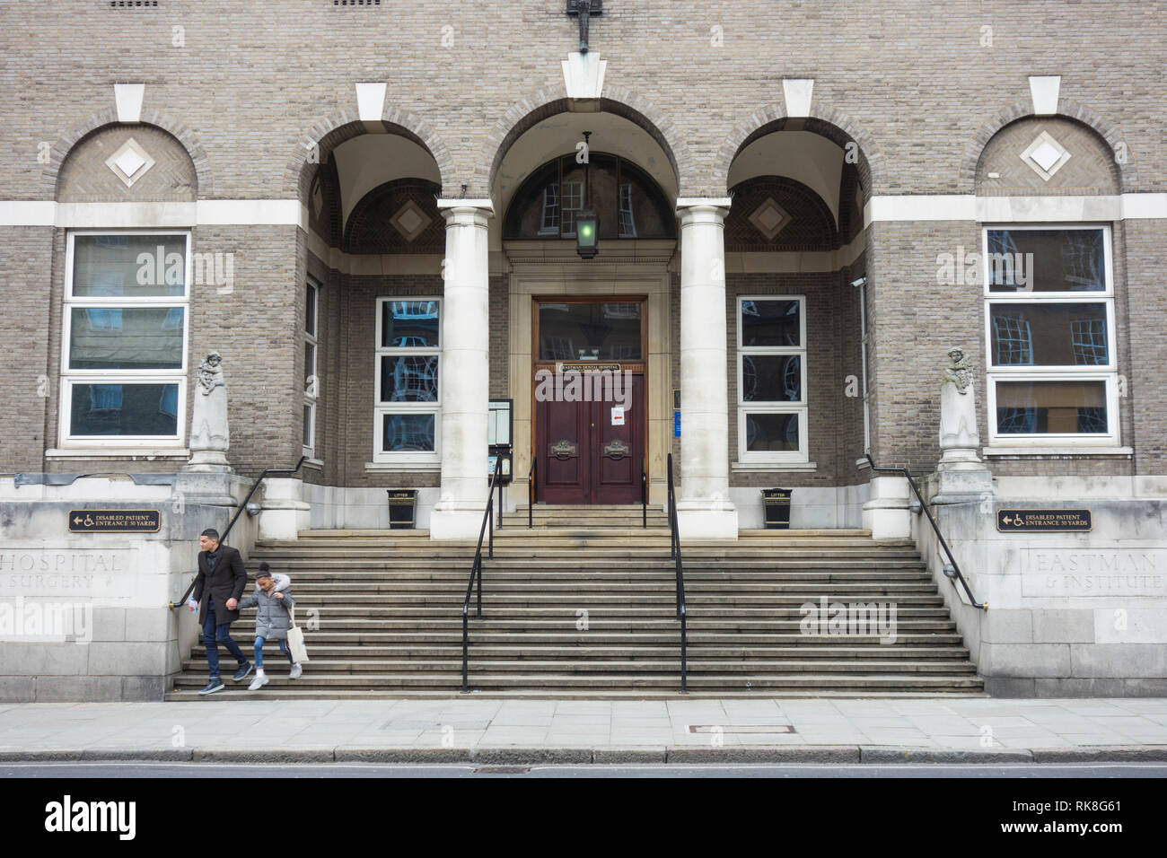 Exterior of Eastman Dental Hospital, Grays Inn Road, London, WC1, UK ...