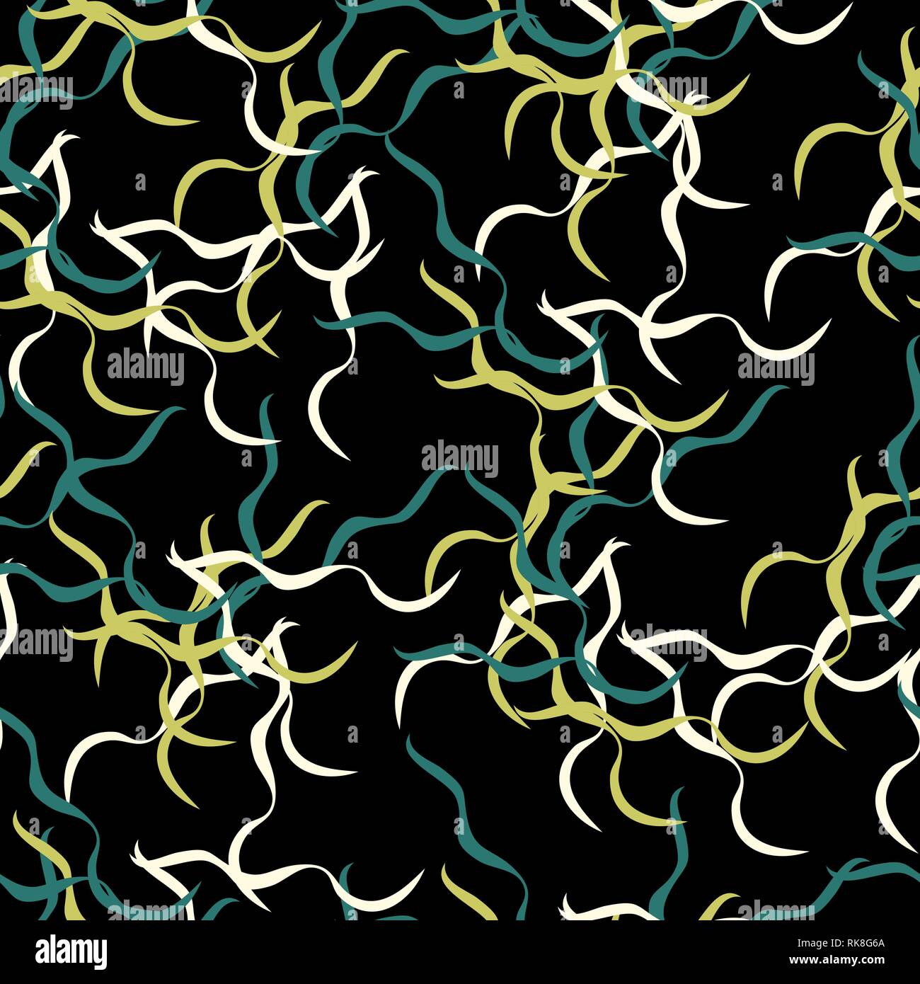 Vector Seamless Colorful Overlapping Color Lines Pattern Background ...