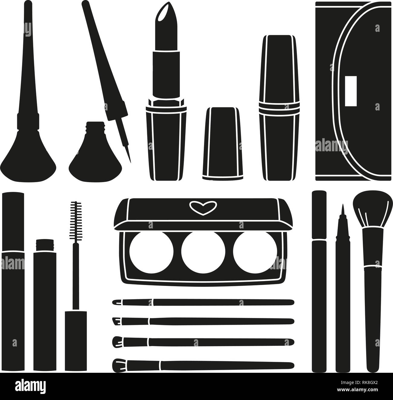 Makeup Silhouette Vector