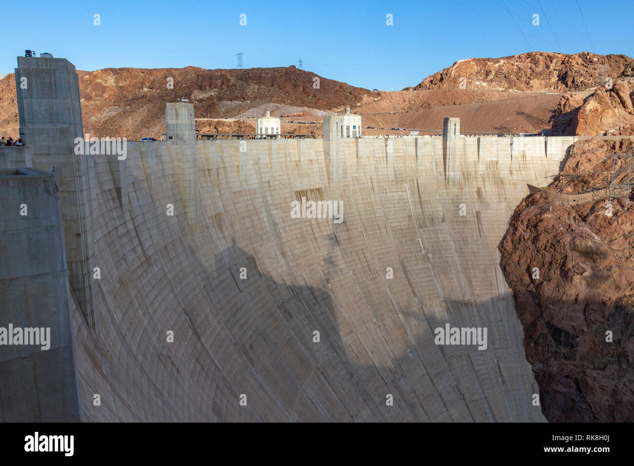 The Hoover Dam, Clark County, Nevada, United States Stock Photo - Alamy