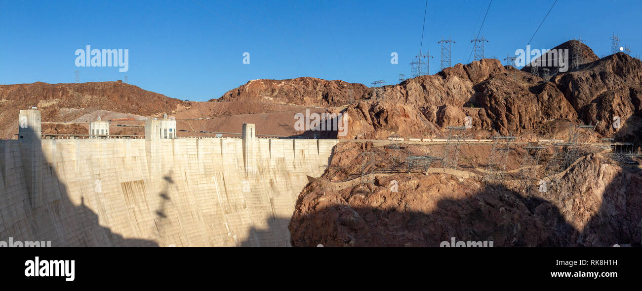The Hoover Dam, Clark County, Nevada, United States Stock Photo - Alamy