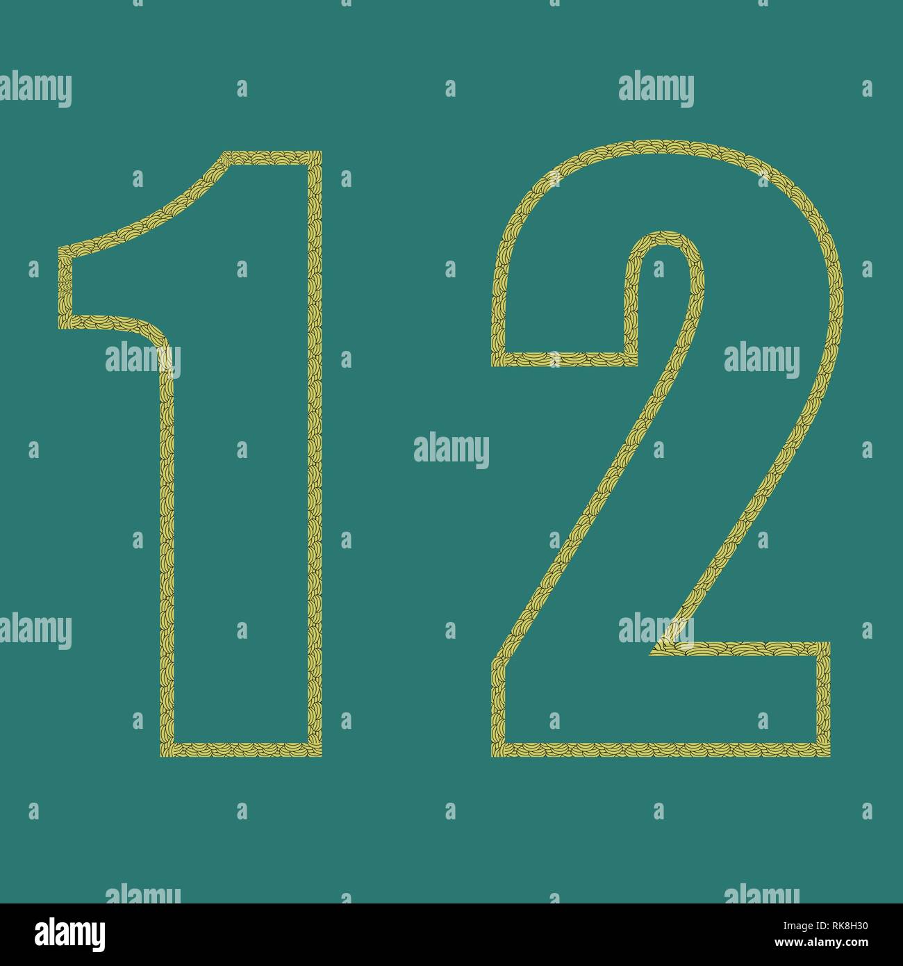 Vector set numbers design element. Vector illustration eps 10 Stock ...