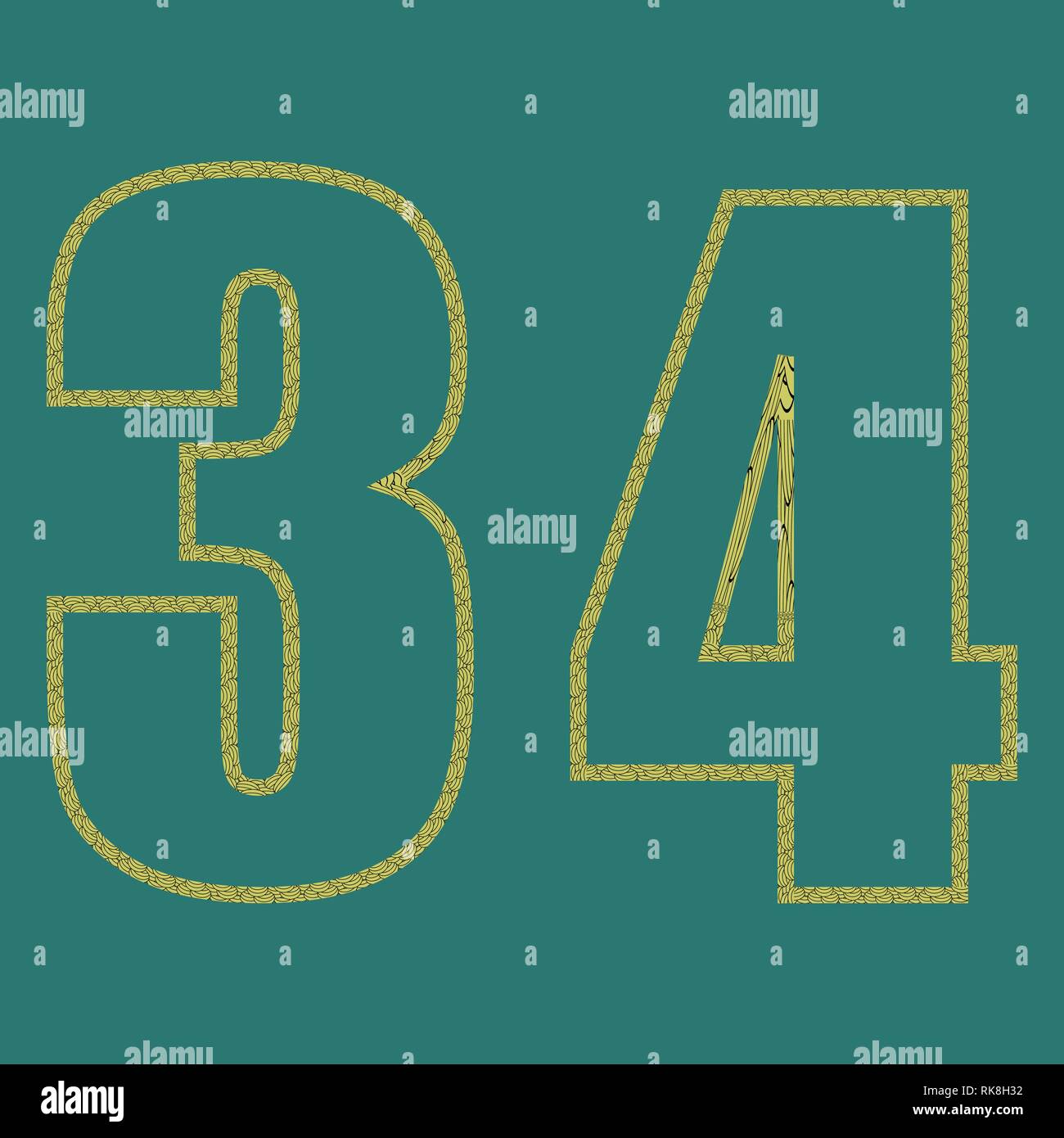 Vector set numbers design element. Vector illustration eps 10 Stock ...