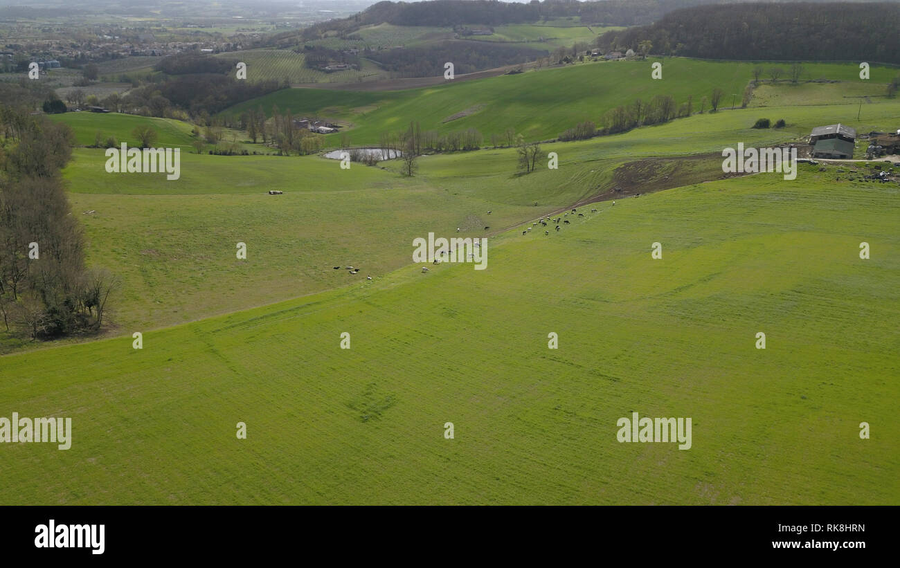 Archeology france aerial view hi-res stock photography and images - Alamy