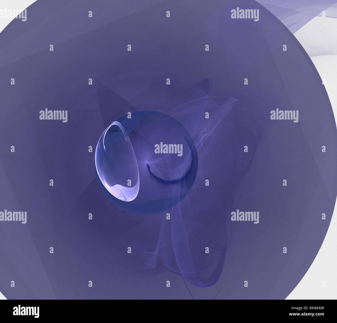 Animated Geometric fractal shape can illustrate daydreaming imagination ...
