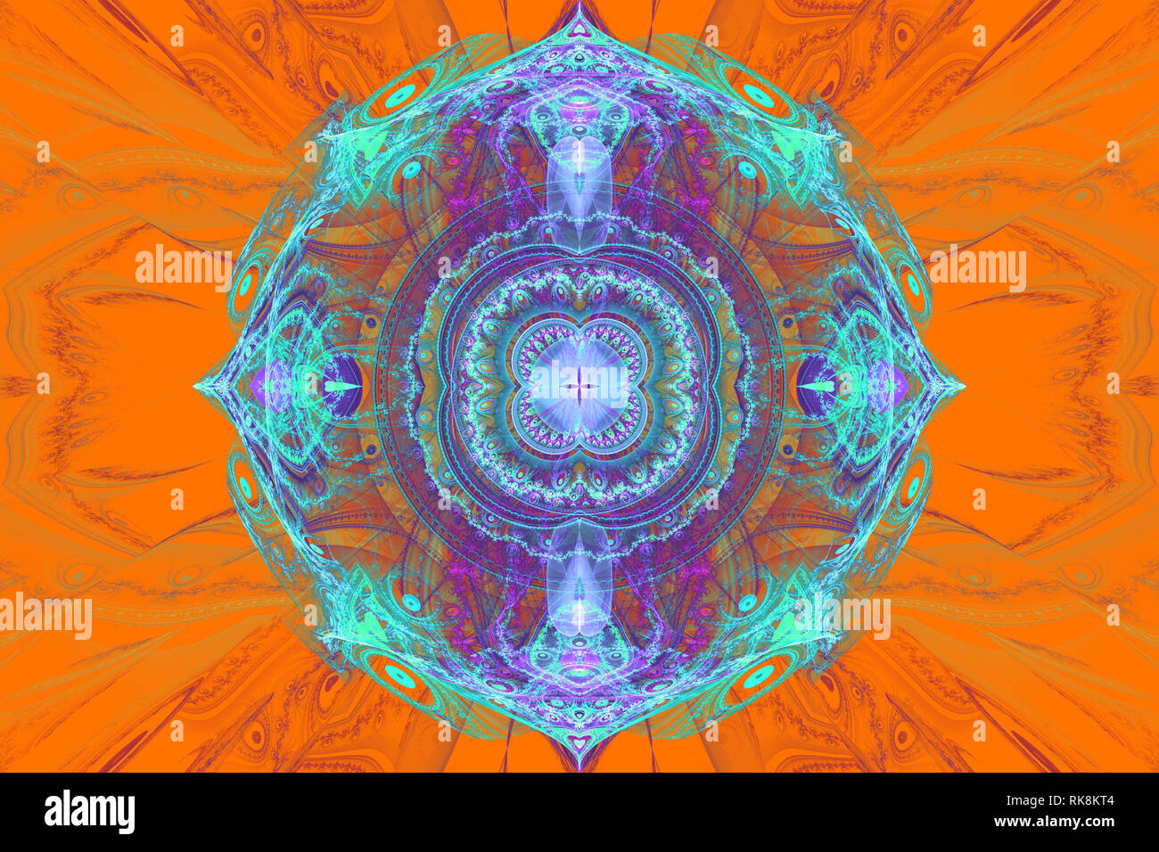 Animated Geometric fractal shape can illustrate daydreaming imagination ...