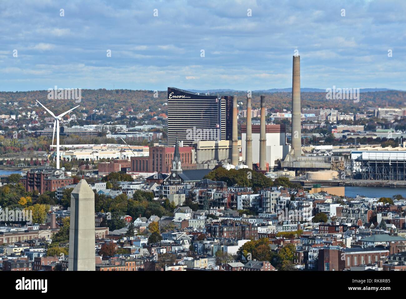 The controversial Wynn Everett Casino, Metro Boston, USA Stock Photo ...