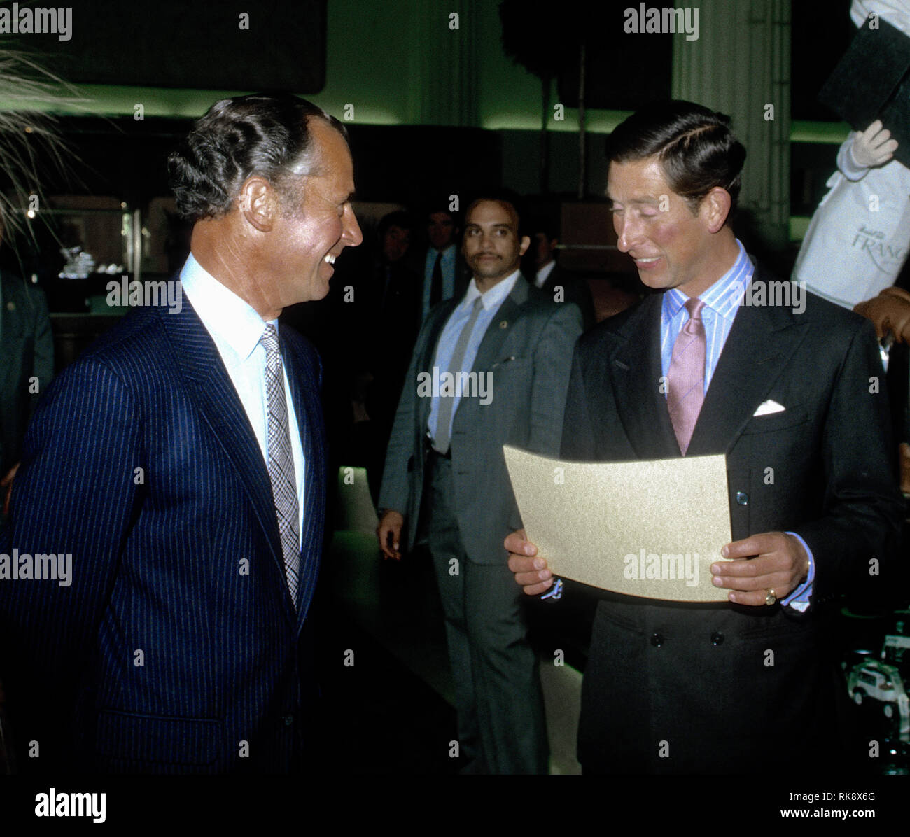 Chicago, Illinois, USA, September 5, 1986 Charles, Prince of Wales ...