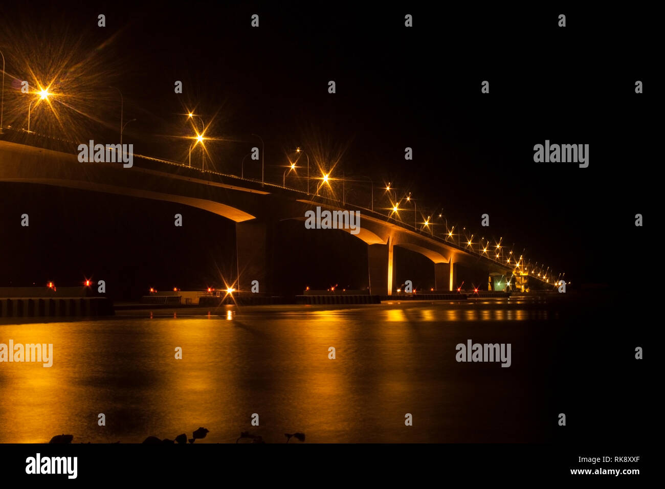 Khan Jahan Ali Bridge also known as Rupsha Bridge over the Rupsha River ...