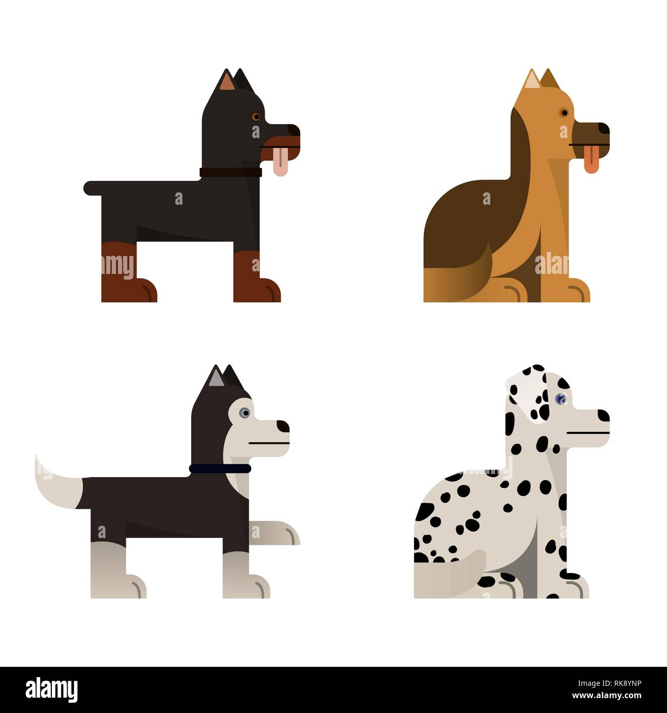 Thoroughbred dogs Stock Vector Images - Alamy