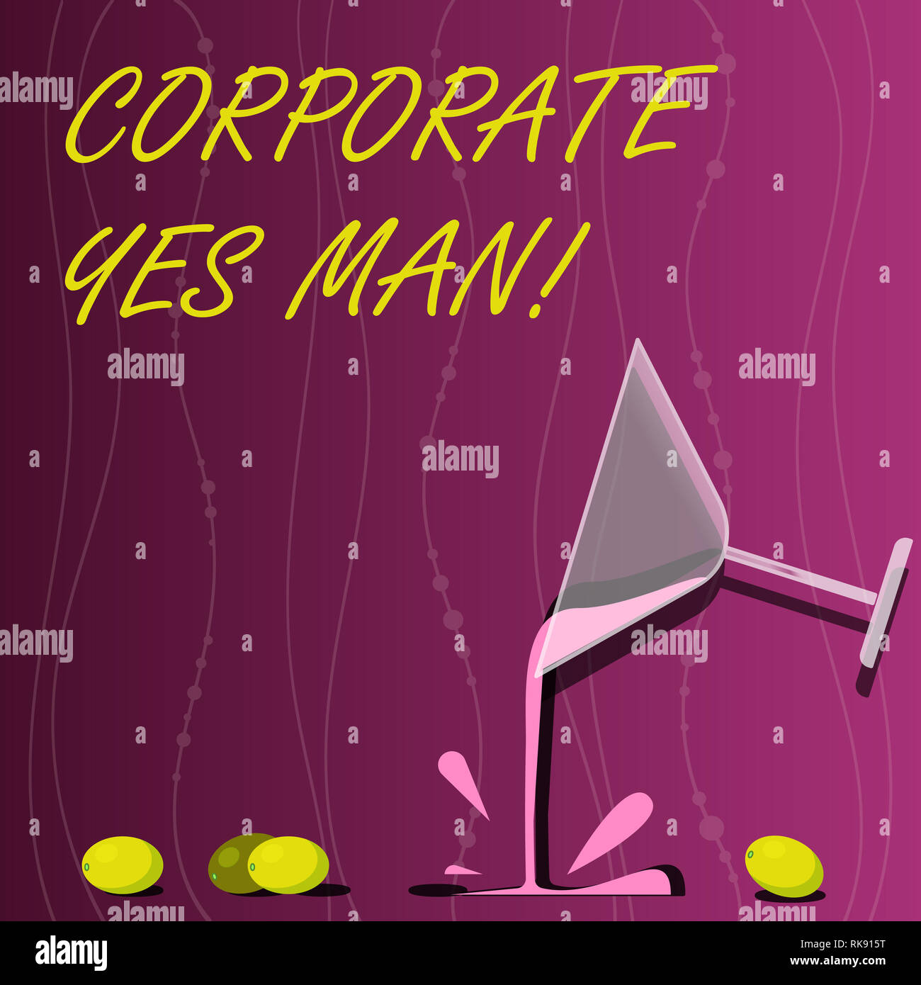 Conceptual hand writing showing Corporate Yes Man. Business photo ...