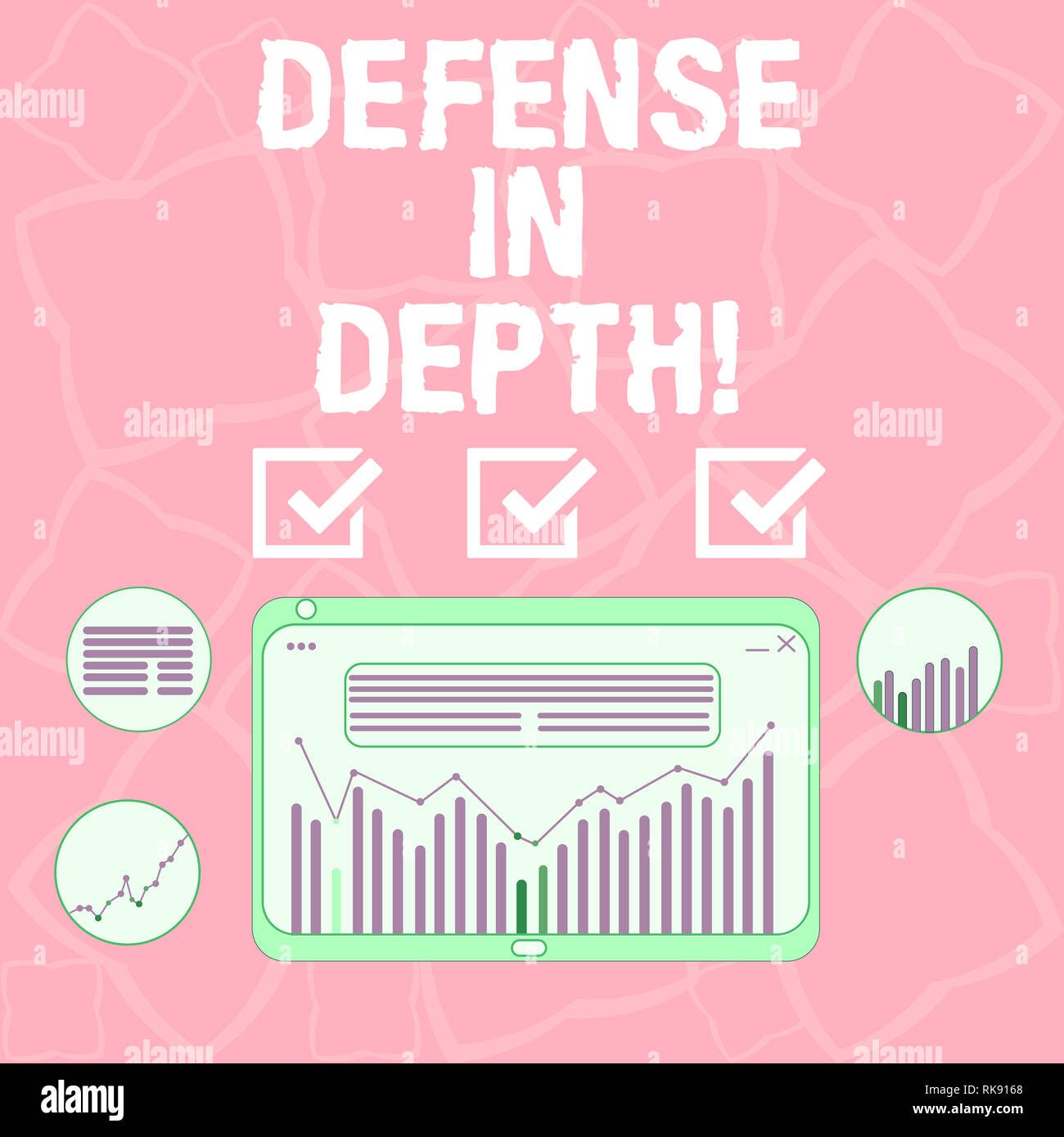 Word writing text Defense In Depth. Business concept for arrangement ...