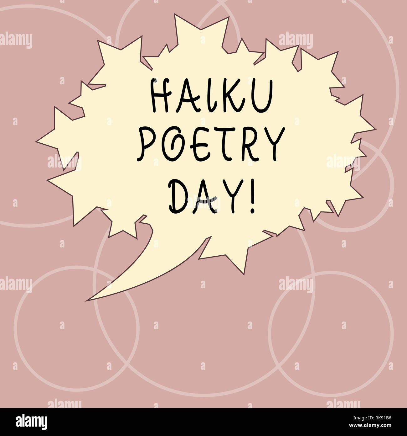 Word writing text Haiku Poetry Day. Business concept for traditional ...