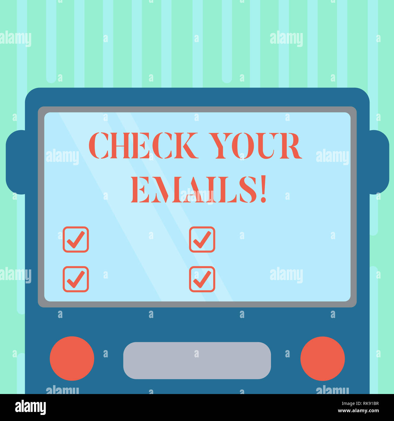 Word writing text Check Your Emails. Business concept for have look at ...