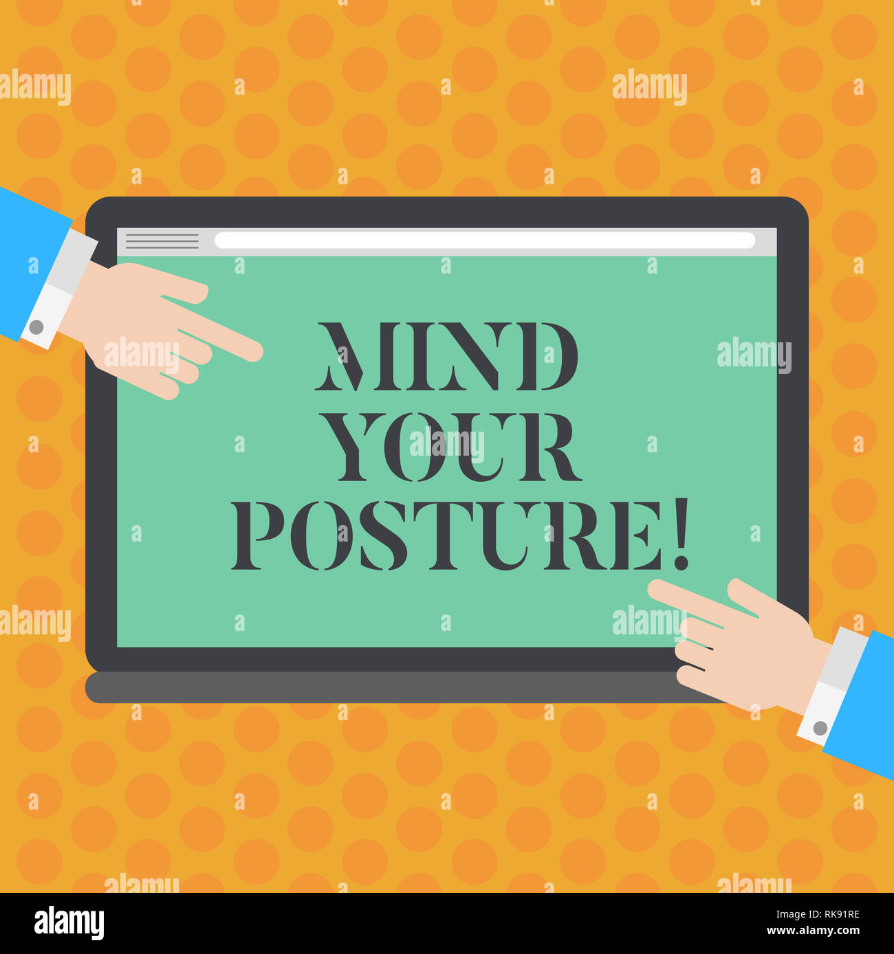 Writing note showing Mind Your Posture. Business photo showcasing ...