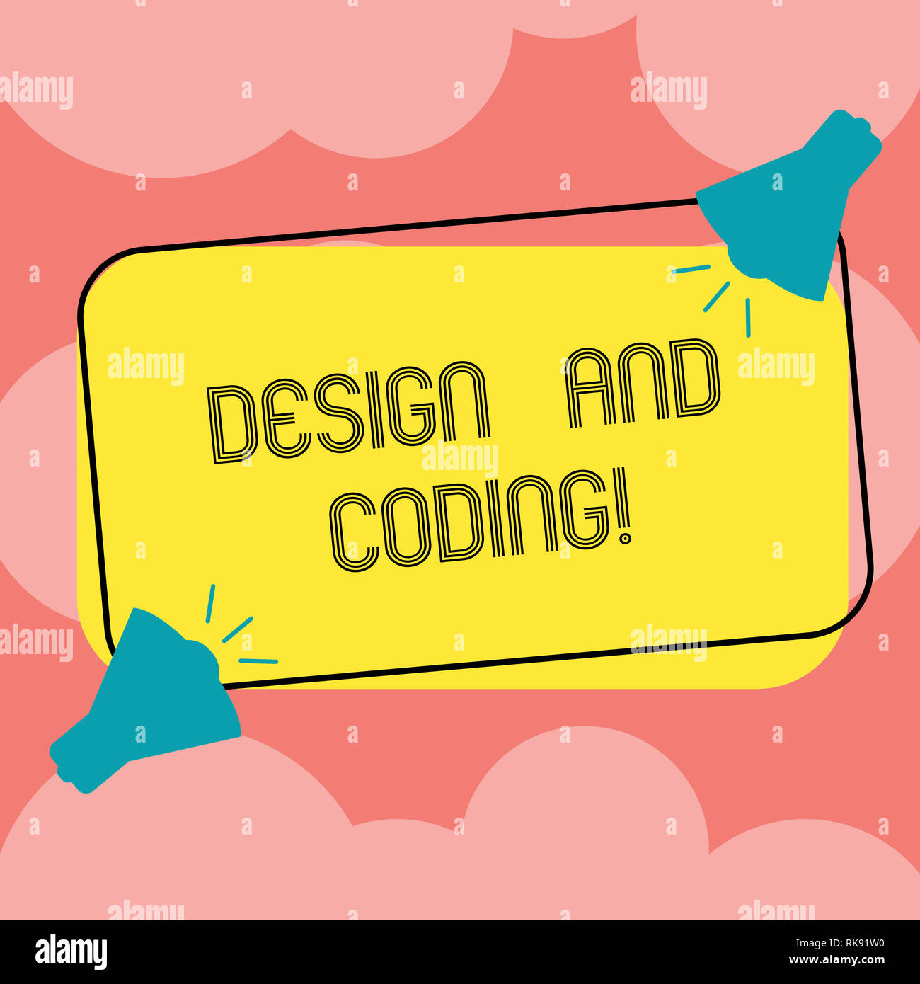 Writing note showing Design And Coding. Business photo showcasing tool ...