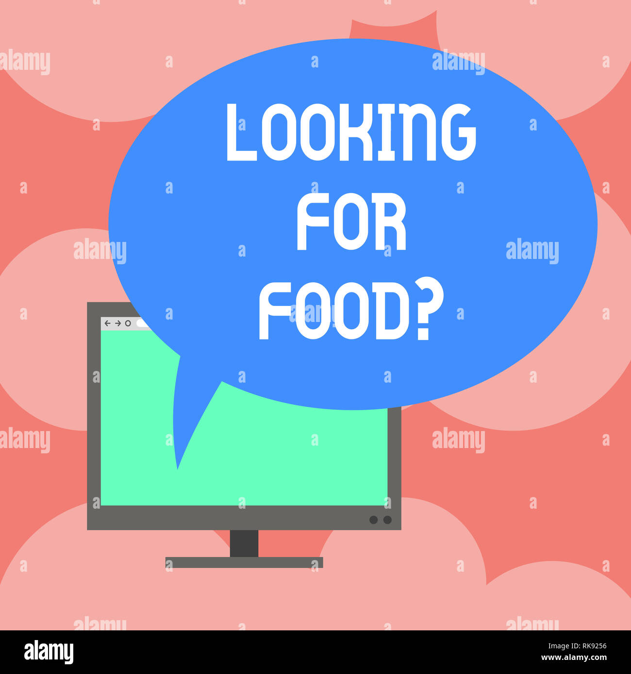 Writing note showing Looking For Food. Business photo showcasing ...
