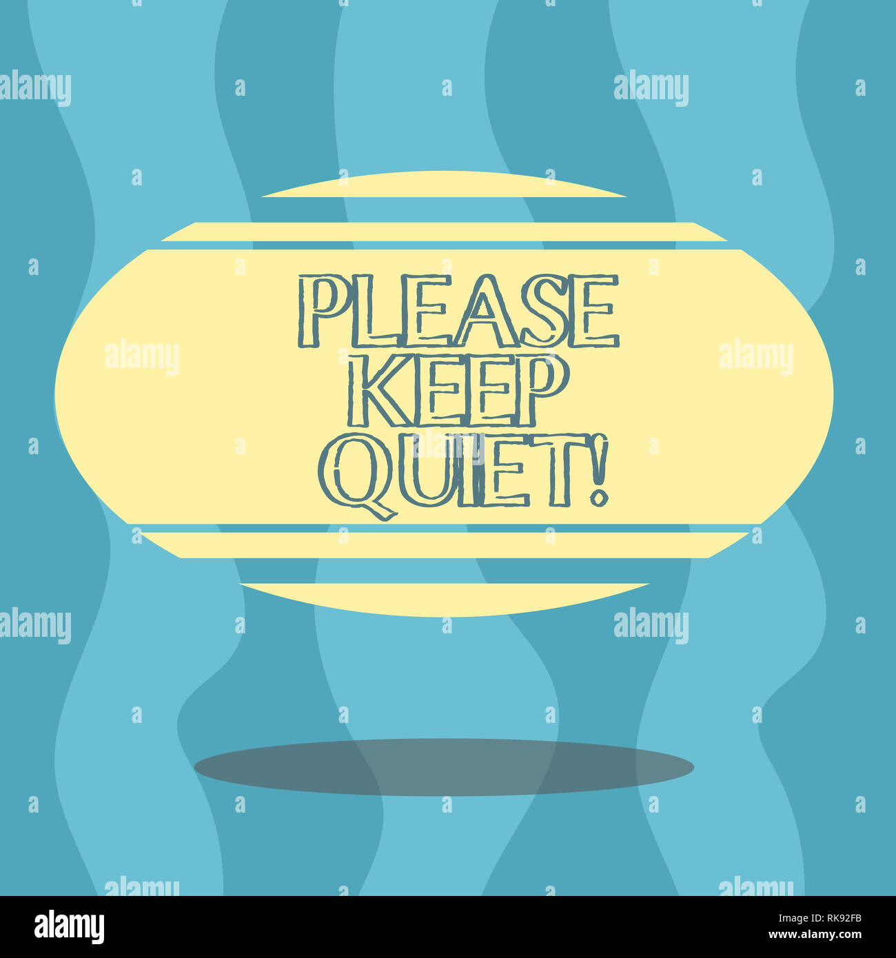 Conceptual hand writing showing Please Keep Quiet. Business photo ...