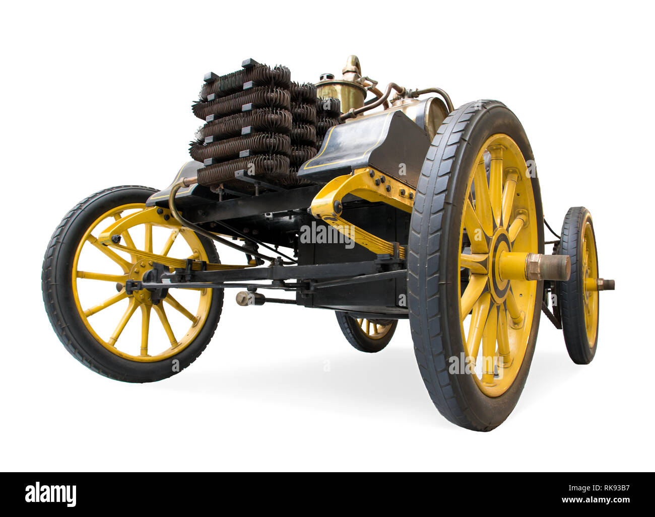 Rennzweier (The Double Racer) a veteran car manufactured in 1900 ...