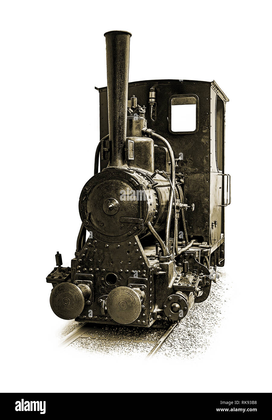 Gauge steam train Cut Out Stock Images & Pictures - Alamy