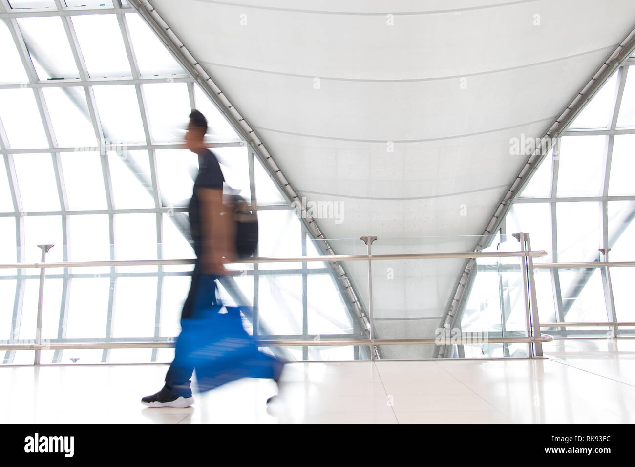 Blurred person walking transparent hi-res stock photography and images ...