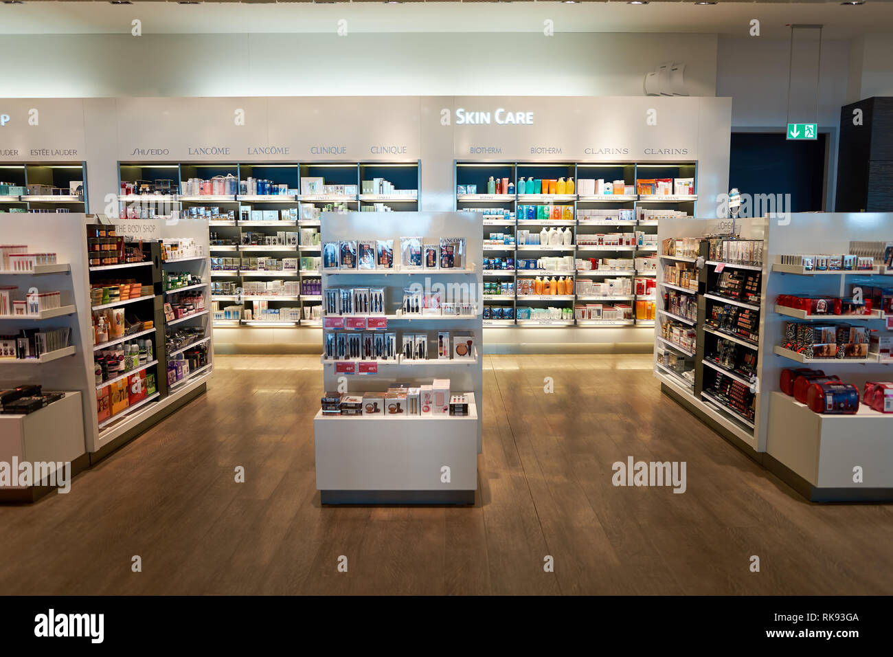 FRANKFURT, GERMANY - MARCH 13, 2016: inside of Frankfurt Airport ...