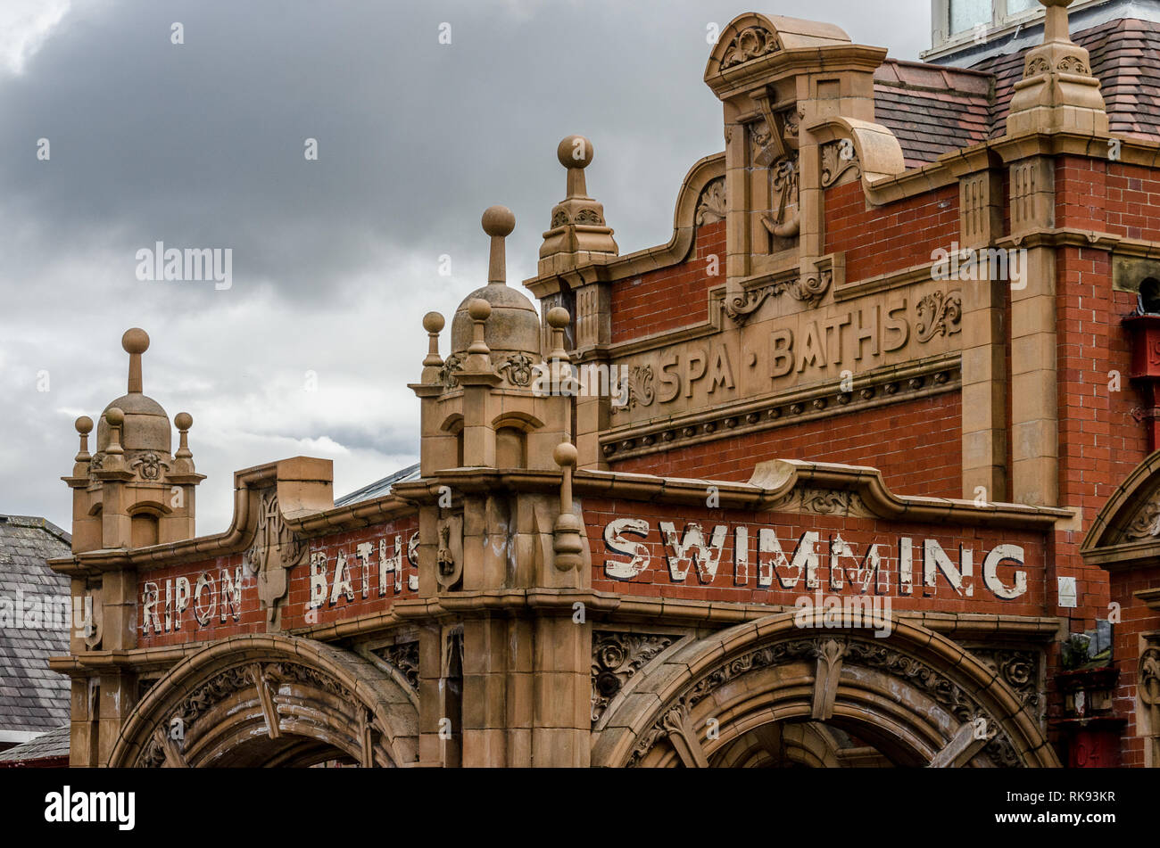 Ripon Spa Baths, Yorkshire, England Stock Photo - Alamy