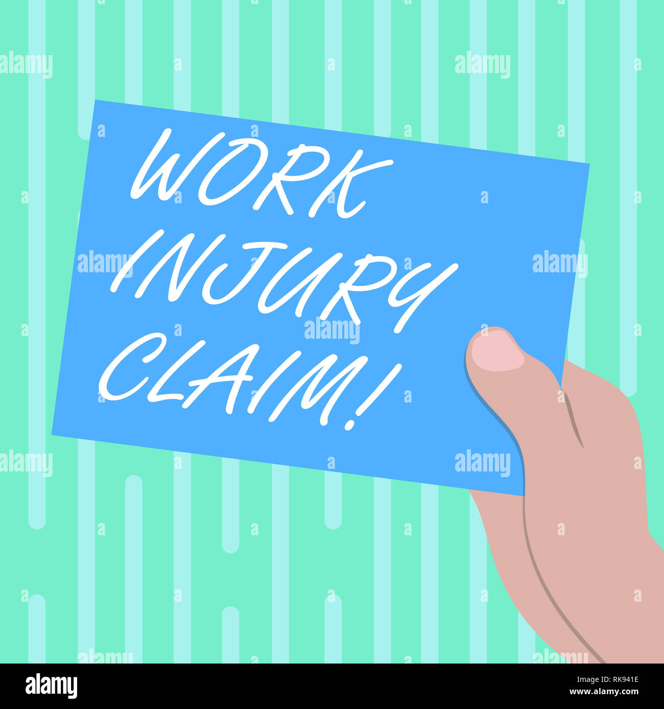 Word writing text Work Injury Claim. Business concept for insurance ...