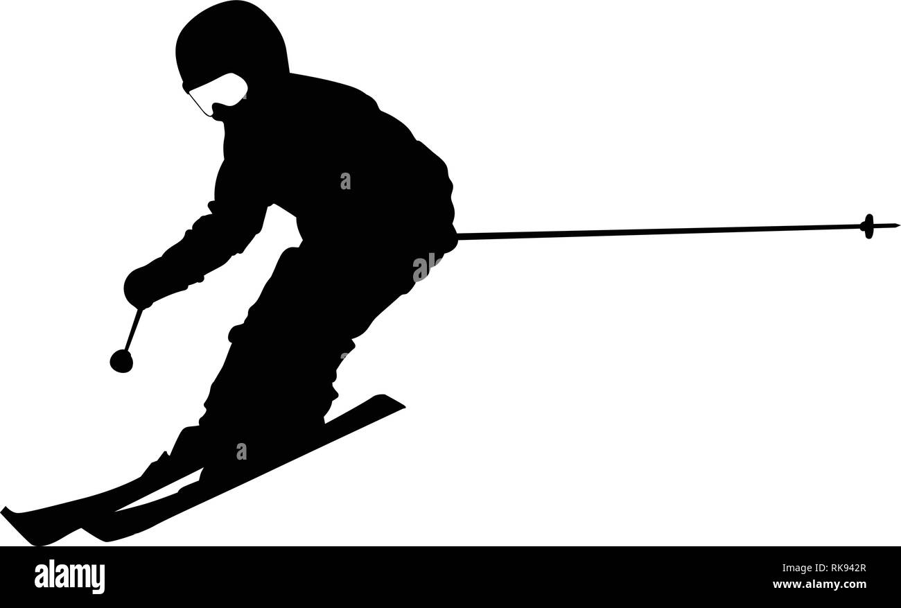 On the slope Stock Vector Images - Alamy