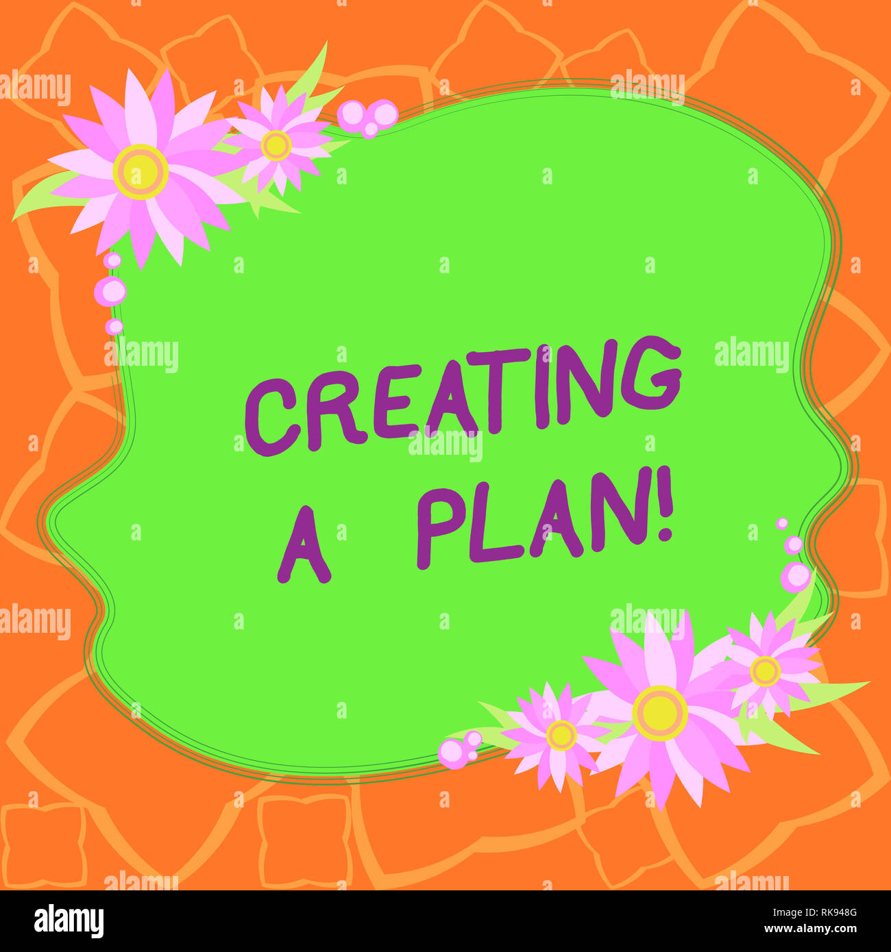 Word writing text Creating A Plan. Business concept for Establish steps ...