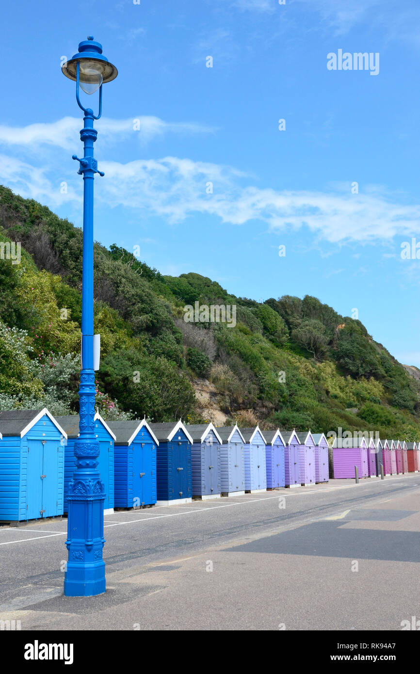 Beach huts on the promenade, Bournemouth, England, UK Stock Photo - Alamy