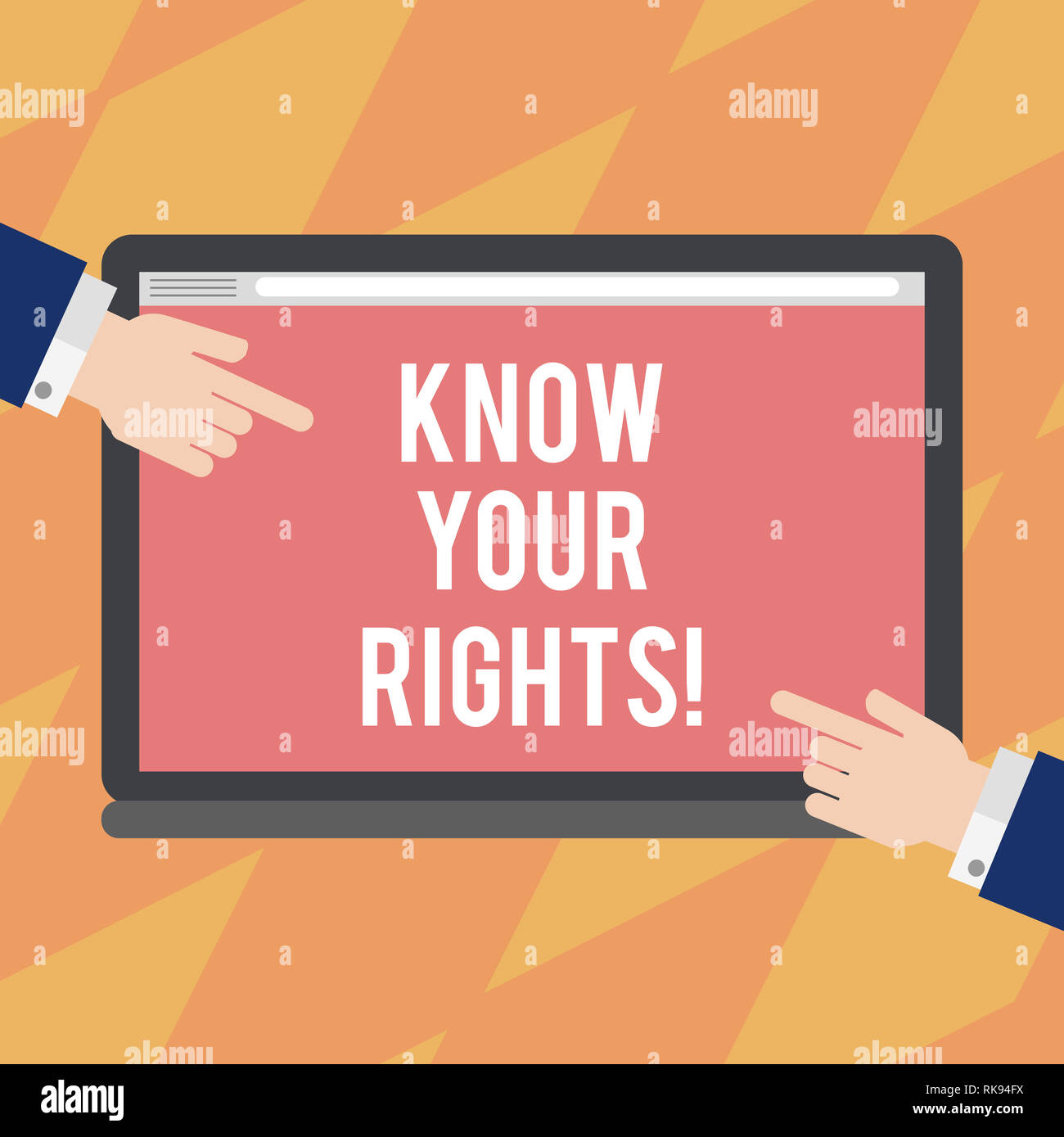 Text sign showing Know Your Rights. Conceptual photo asking ...