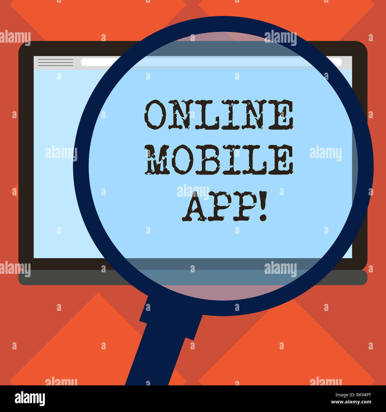 Handwriting Text Online Mobile App Concept Meaning Application Software Designed To Run On
