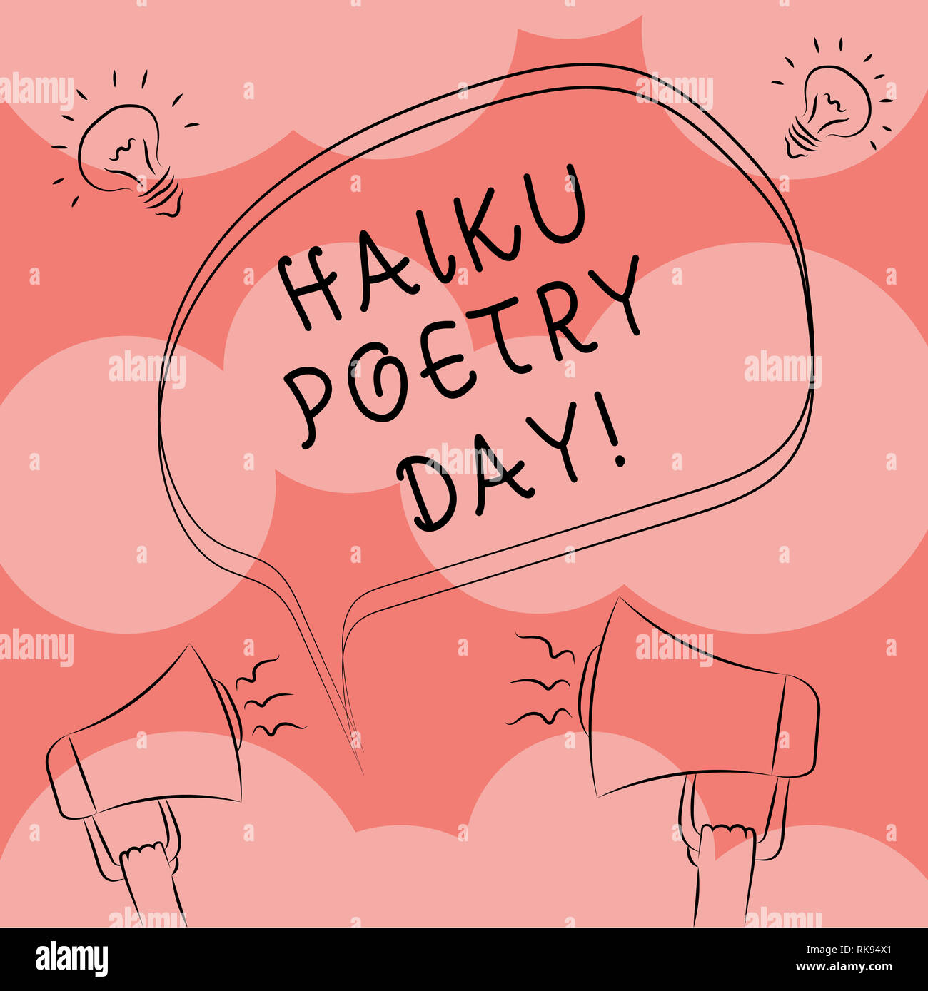 Writing note showing Haiku Poetry Day. Business photo showcasing ...