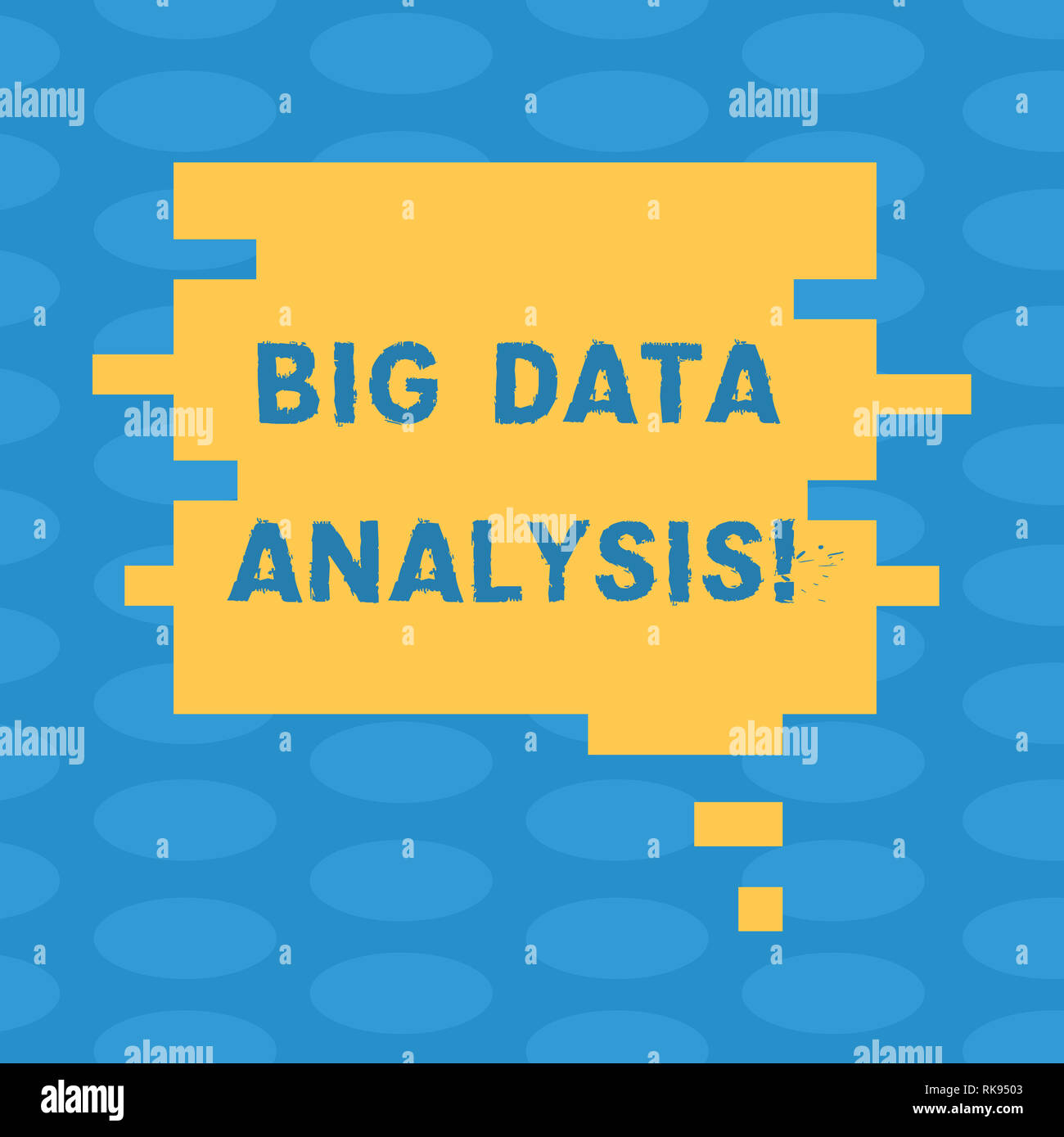 Word writing text Big Data Analysis. Business concept for complex process of examining large and ...