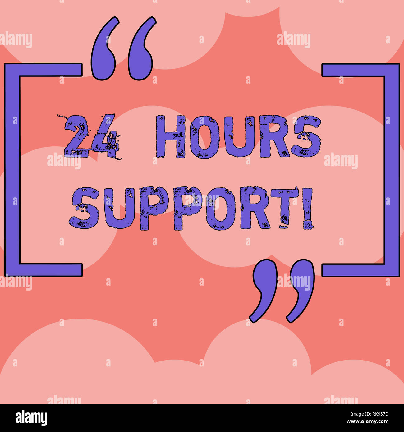 Text sign showing 24 Hours Support. Conceptual photo services require ...