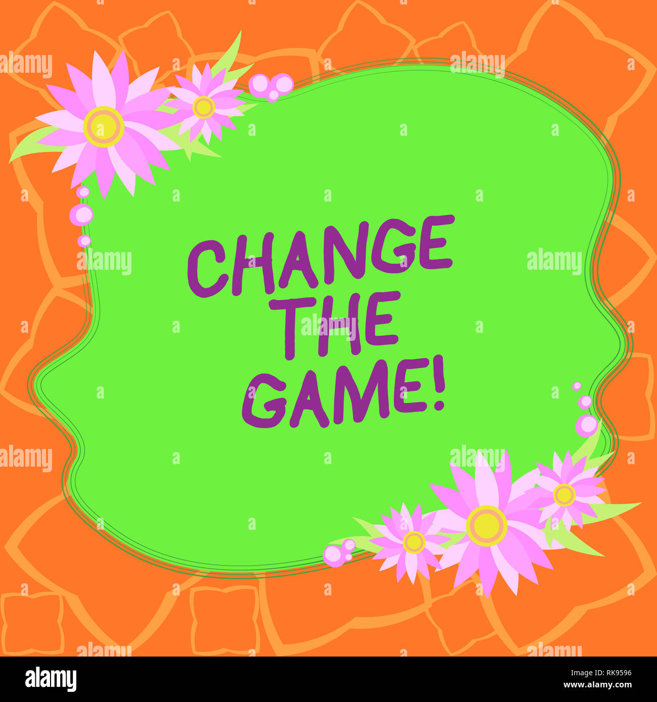 Word writing text Change The Game. Business concept for Make a movement do something different new strategies Blank Uneven Color Shape with Flowers Bo Stock Photo - Alamy word-writing-text-change-the-game-business-concept-for-make-a-movement-do-something-different-new-strategies-blank-uneven-color-shape-with-flowers-bo-stock-photo-alamy